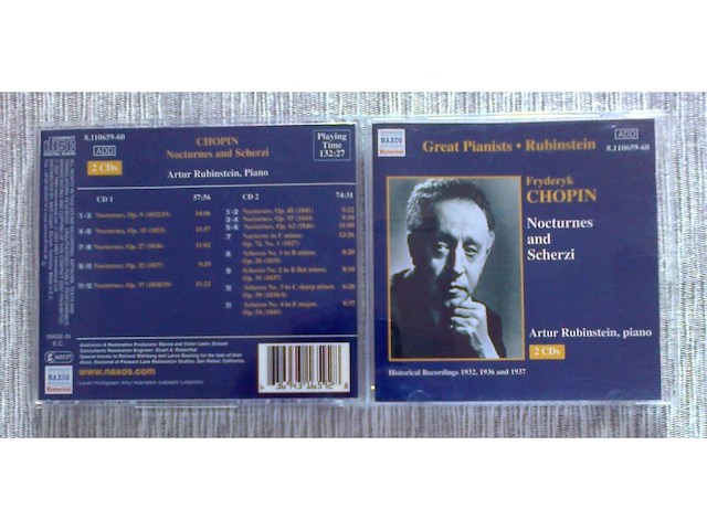 FRYDRYK CHOPIN - Nocturnes And Scherzi (2CD) Made in EU