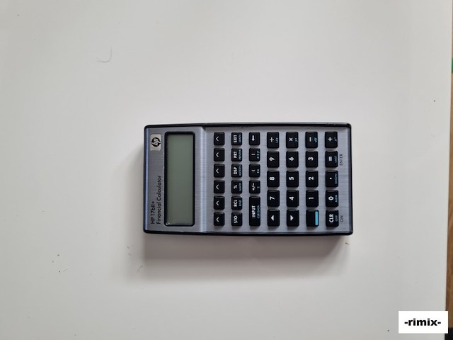 HP 17 bII+ financial calculator