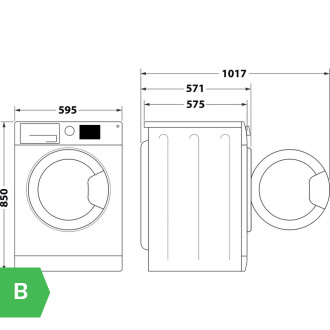 WHIRLPOOL FFB 7259 WV EE mašina za pranje veša