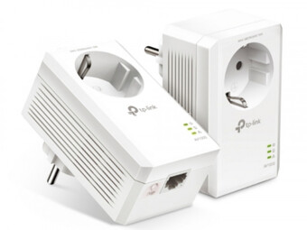 Powerline adapter TP-LINK TL-PA7017P KIT AV1000/1GB/HomePlug AV2/HomePlug AV/300m/utičnica