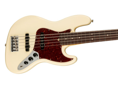 Fender American Professional II Jazz Bass V RW Olympic White