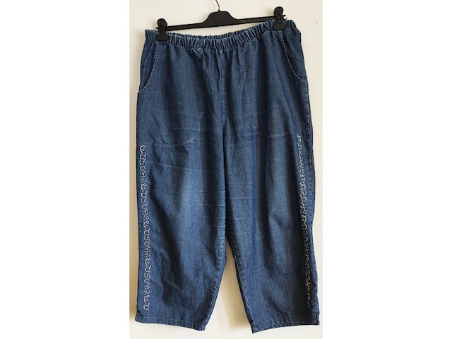 Vezene od tankog teksasa pantalone DENIM vel.XXL/XXXL s