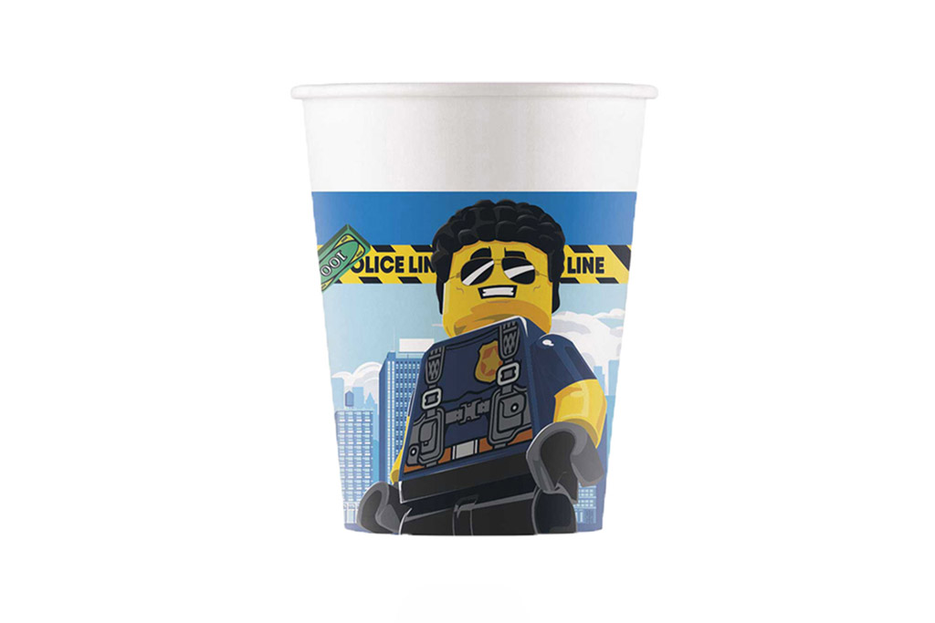 Čaše Lego City 200ml – 8 kom