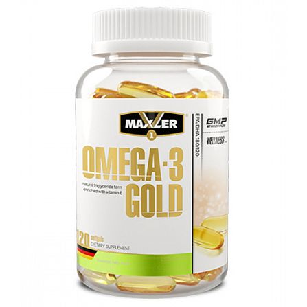 Maxler Omega-3 Gold, 120 gelkapsula