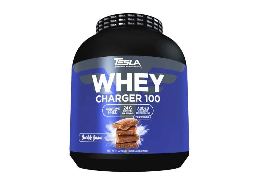 Tesla Whey Charger 100 Protein, 2270gr