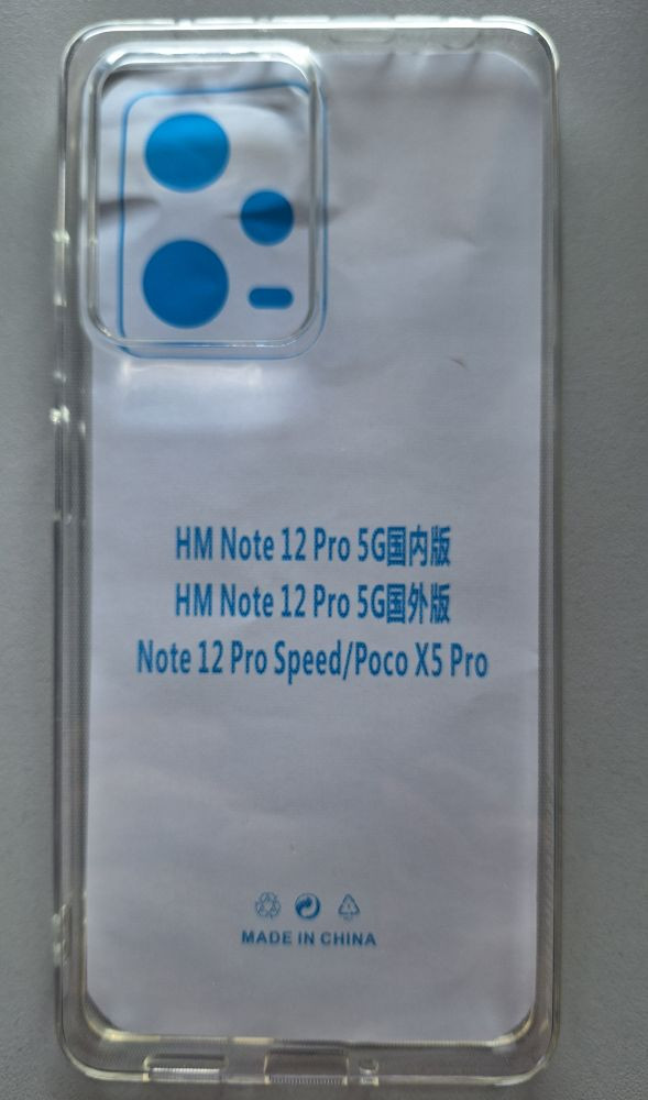 TPU maska Clear SOLID za Xiaomi Redmi Note 12 Pro 5G 2022 (6.67") providna