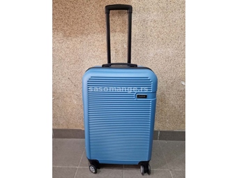 Kofer za putovanje od ABS sa 4 točkića Srednji Plavi