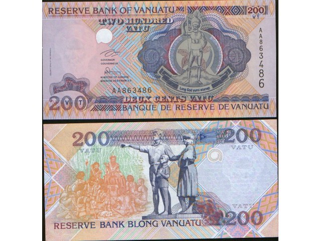 Vanuatu 200 Vatu 1995. UNC.