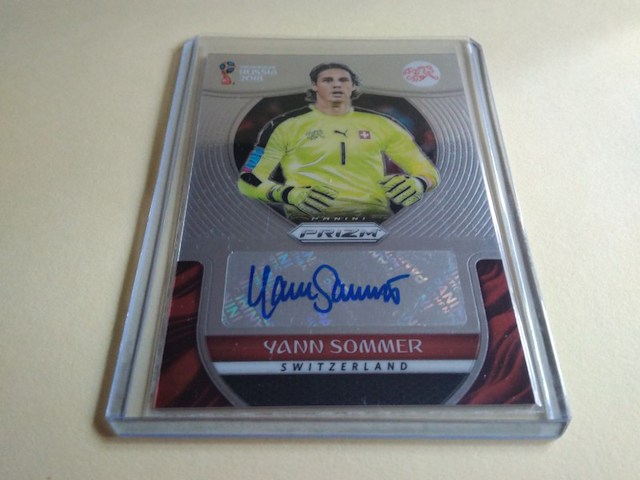 Panini Prizm Russia 2018 Autograph - Yann Sommer