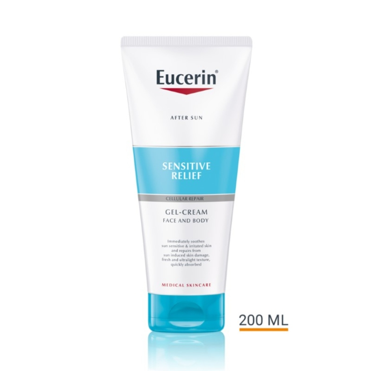 Eucerin umirujući gel-krem za osetljivu kožu posle sunčanja 200ml