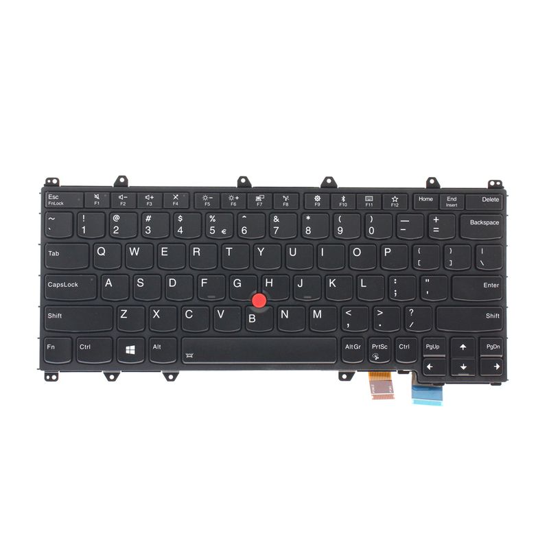Tastatura za laptop Lenovo ThinkPad X380 Yoga crni frejm