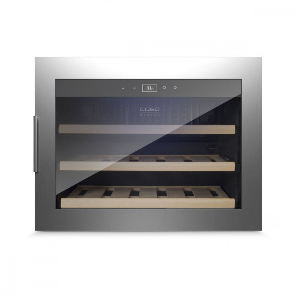 CASO Frizider za vina WineSafe 18 EB Inox B629, ugradni