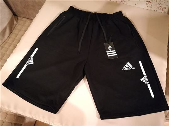 Nove muske pamucne bermude Adidas Crne 3XL Novo