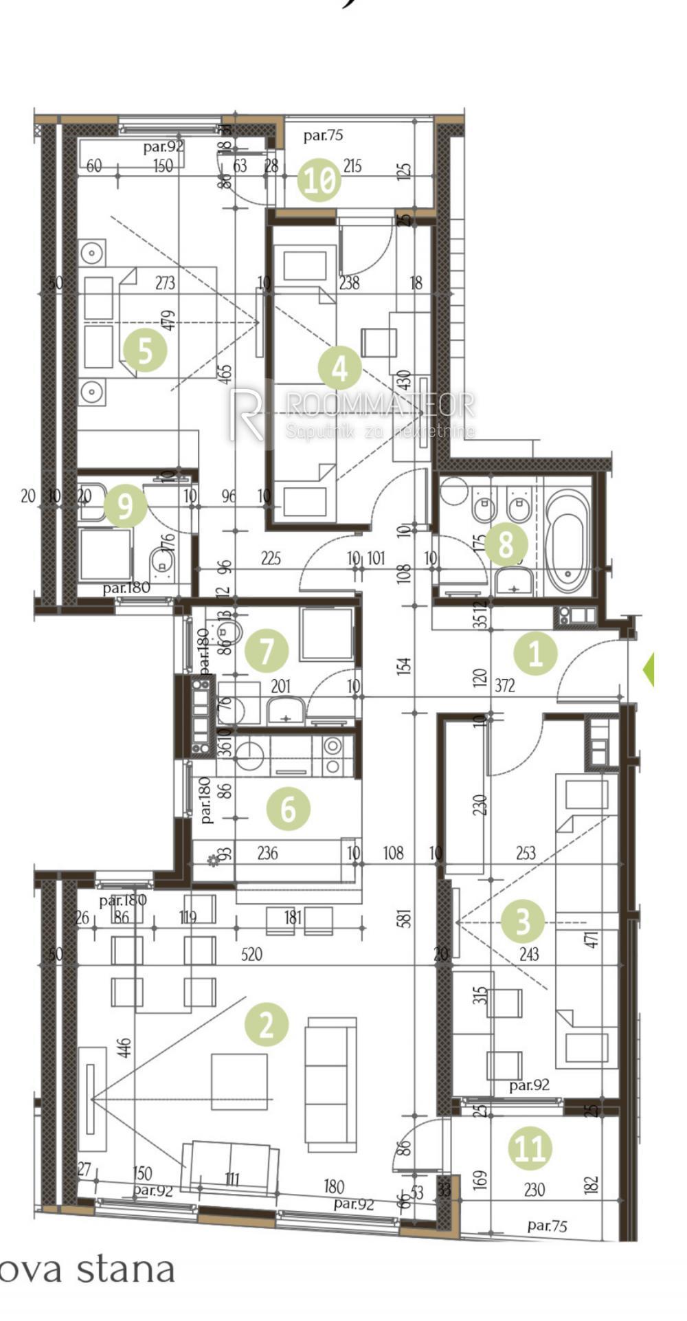 Četvorosoban stan na prodaju, 94m2, 310.000€