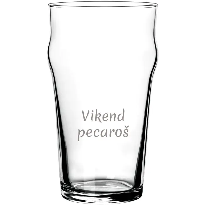 HAPPY PUMPKIN Čaša za pivo "Vikend pecaroš"