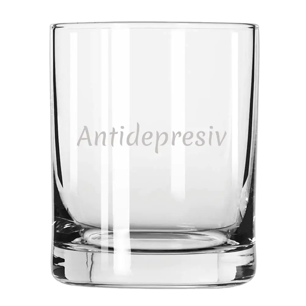 HAPPY PUMPKIN Čaša za viski "Antidepresiv"