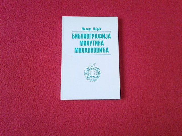 Bibliografija Milutina Milankovića - Milica Inđić