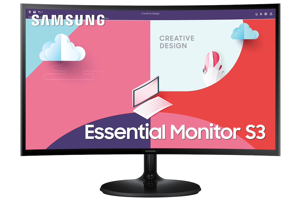 Samsung LS24C360EAUXEN VA zakrivljeni monitor 24"