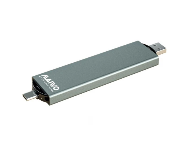 Maiwo (K1683P2) USB-C/USB(A) 3.2 na M.2 NVMe/SATA eksterno kućište za SSD