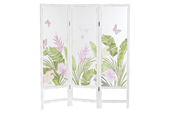 Paravan flowers 150x2x180 tropical green