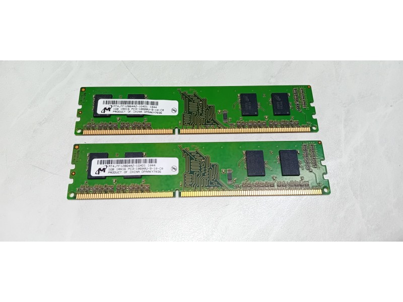 2x1gb ddr3 1333mhz micron ispravne