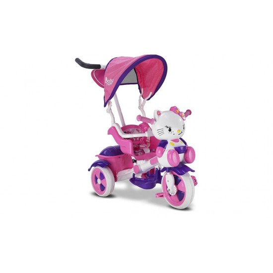 Tricikl Baby Hope Kitty – roze, 013501