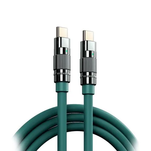 USB Data kabl Remax Wefon 100W Zinc-Alloy RC-C055 Type C na Type C zeleni