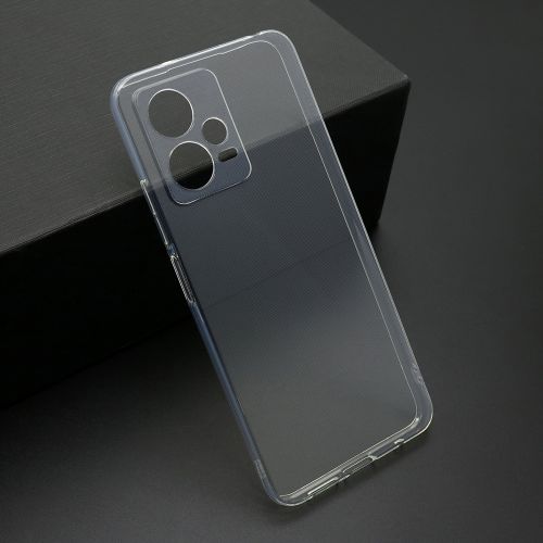 Futrola - maska ultra tanki PROTECT silikon za Xiaomi Redmi Note 12 5G/Poco x5 providna (bela) (MS)