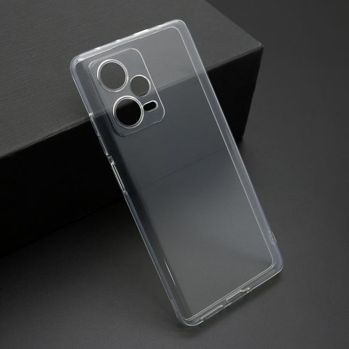 Futrola - maska ultra tanki PROTECT silikon za Xiaomi Redmi Note 12 Pro Plus providna (bela) (MS)