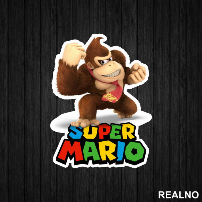 DONKI KONG - SUPER MARIO - NALEPNICA