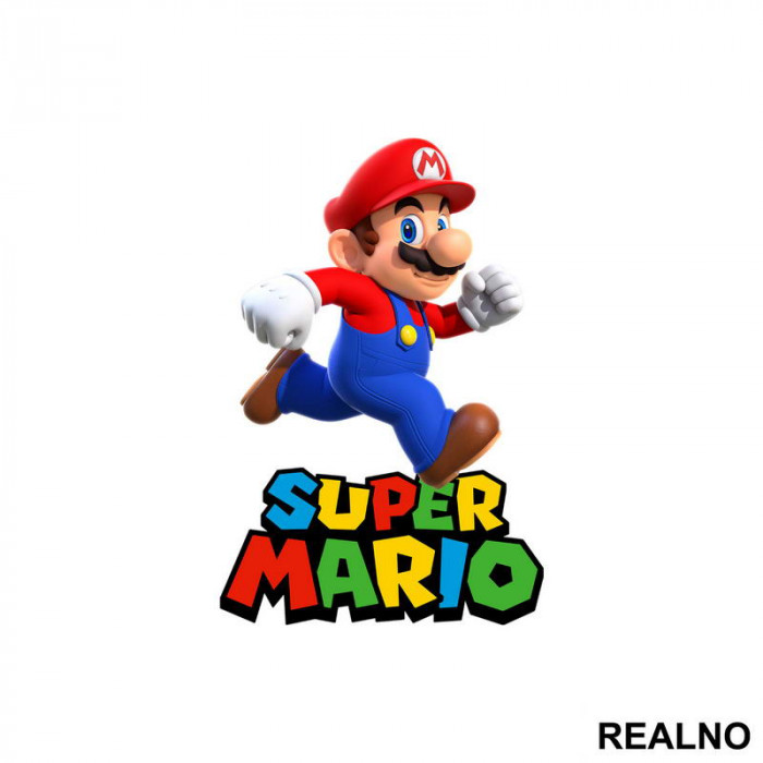 SUPER MARIO - GAMES - NALEPNICA