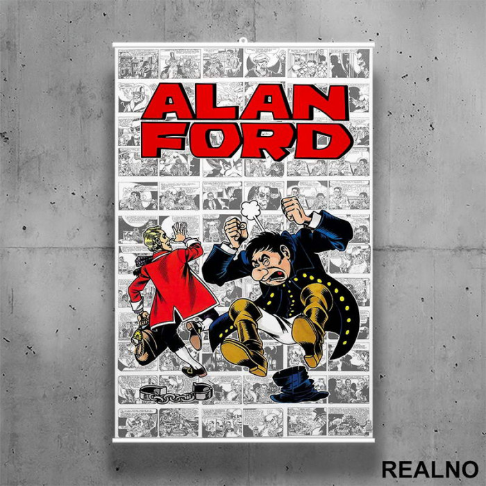 BEKSTVO - ALAN FORD - POSTER SA NOSAČEM