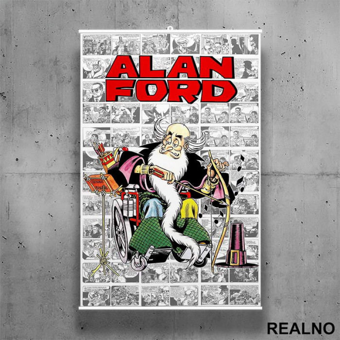 BROJ JEDAN - SVIRA - ALAN FORD - POSTER SA NOSAČEM