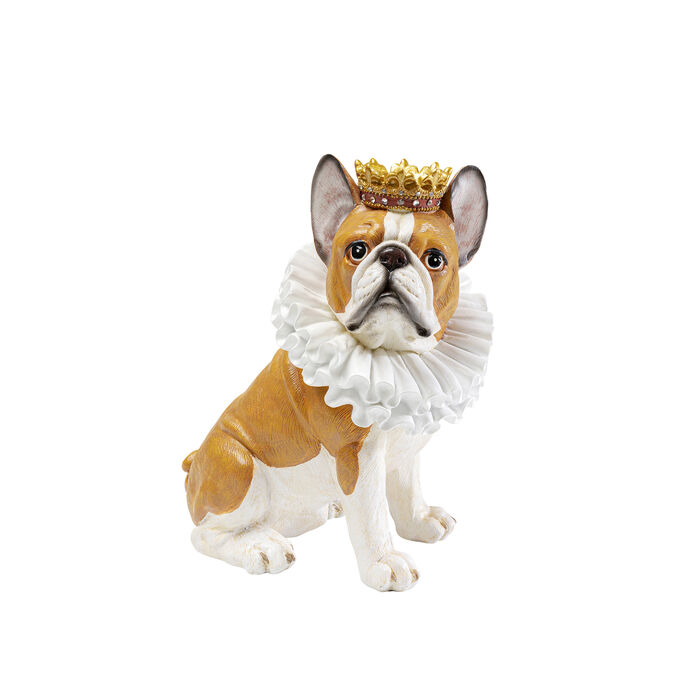 Deco Figurine King Dog Brown 29cm