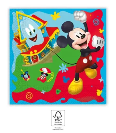 Mickey mouse rock party salvete 1/20 kom ( PS93824 )