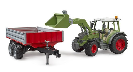 Bruder traktor fendt vario 211 sa prikolicom i utovarivačem ( 021825 )