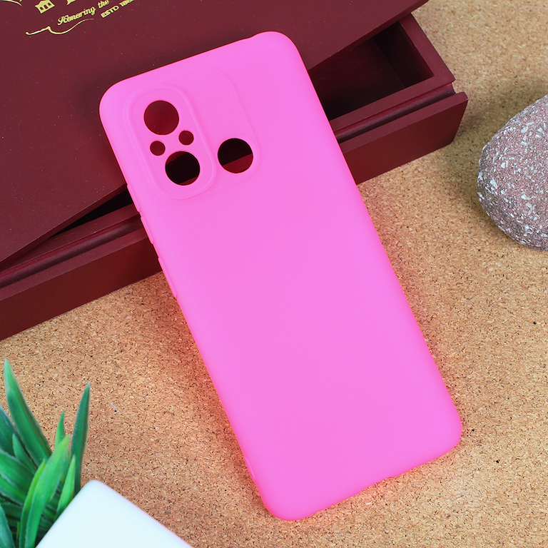 Maska(futrola) Teracell Giulietta za Xiaomi Redmi 12C mat pink