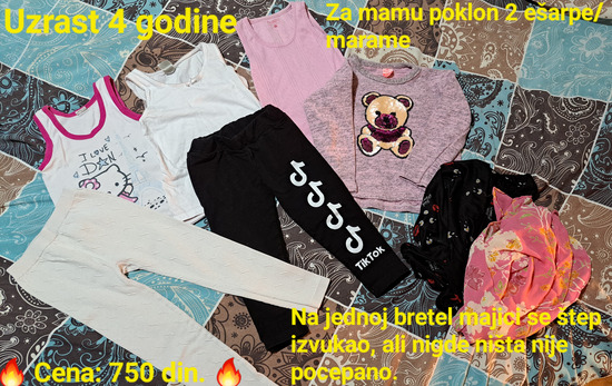 Paket garderobe za devojčicu