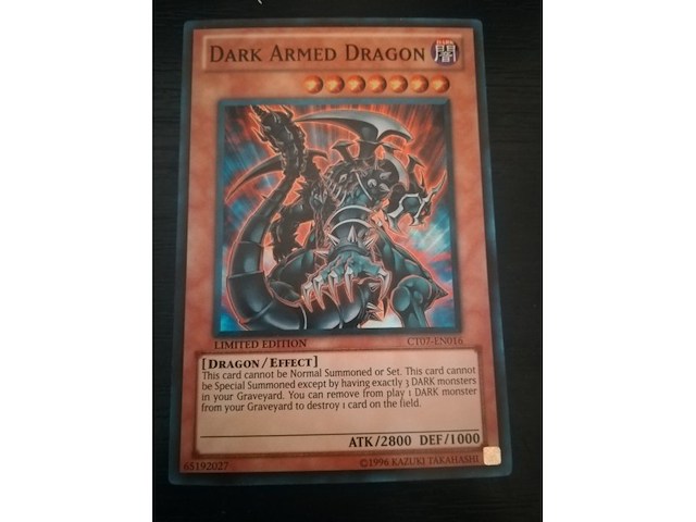 Yu-GI-OH!- Dark Armed Dragon (Super rare)