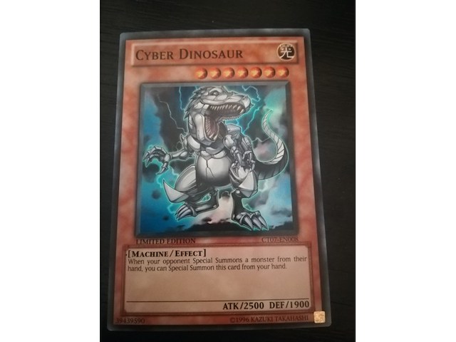 Yu-GI-OH!- Cyber Dinosaur (Super rare)