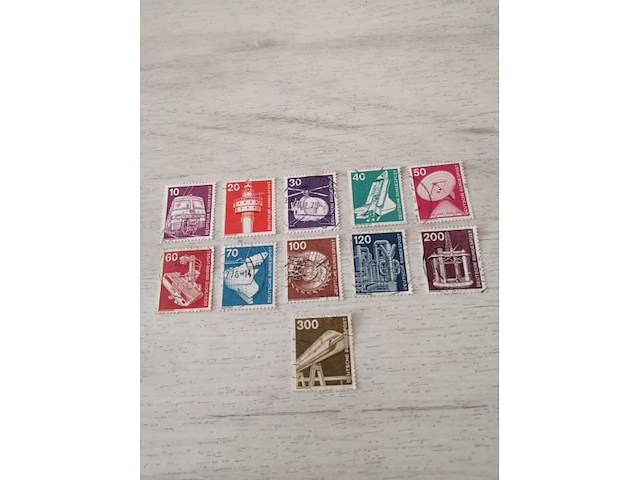 Poštanske marke - Nemačka 11 komada (serija)