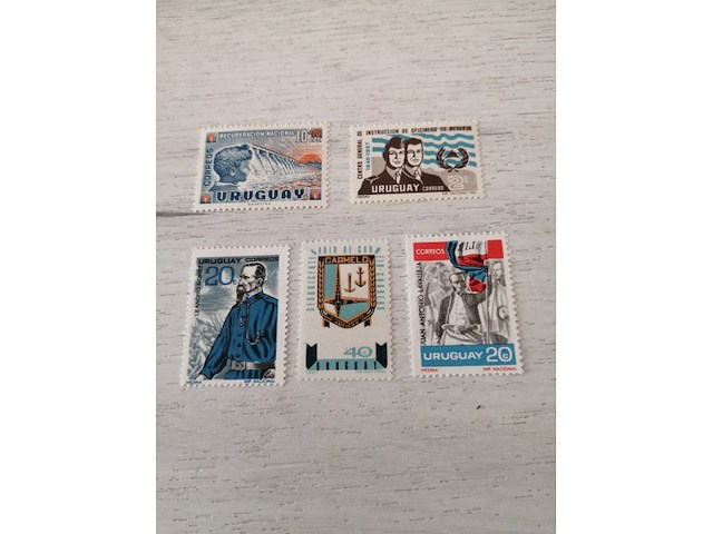 Poštanske marke - Urugvaj 5 komada