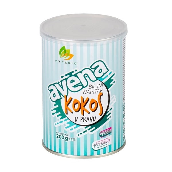 Avena kokosov napitak u prahu 200g Hyperic