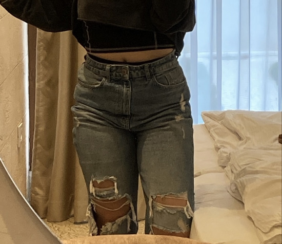 zara mom jeans