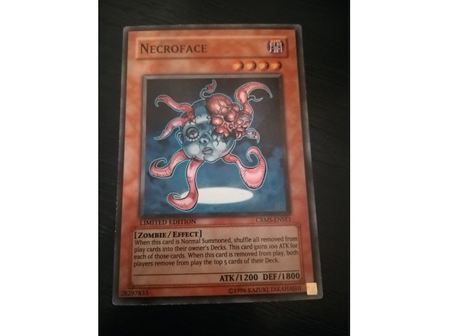 Yu-GI-OH!- Necroface (Super rare)