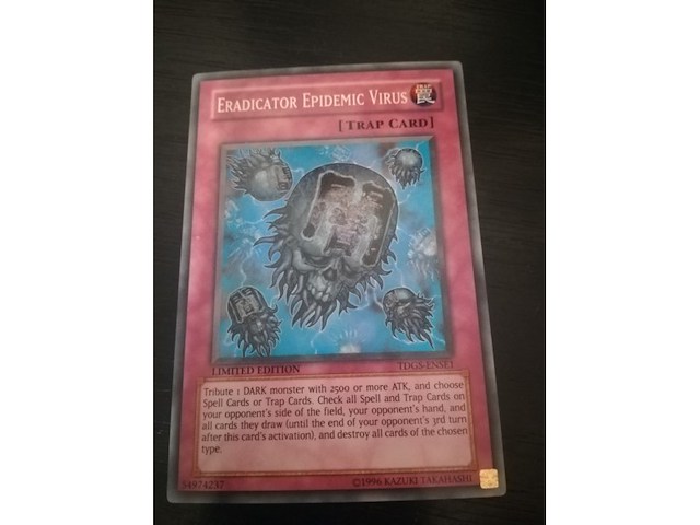 Yu-GI-OH!- Eradicator Epidemic Virus (Super rare)