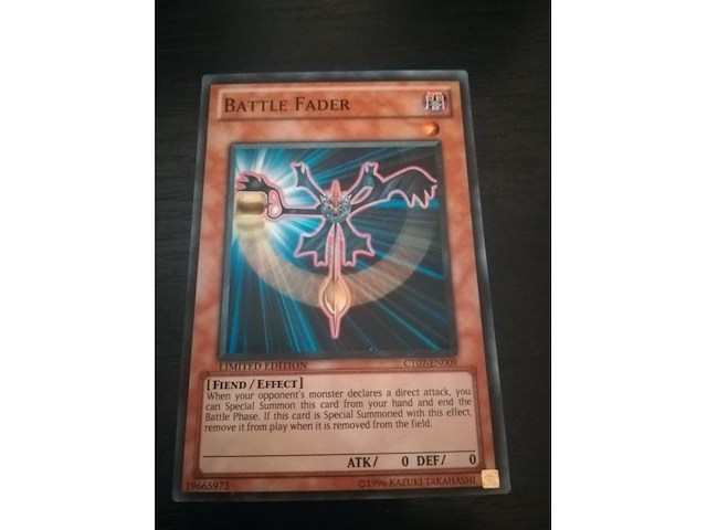 Yu-GI-OH!- Battle Fader (Super rare)