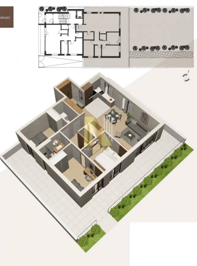 Prodaja, četvorosoban stan, 89m2, Telep, Novi Sad, Novi Sad