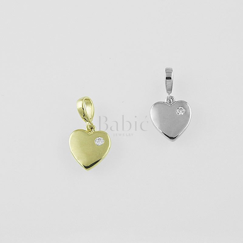 Privezak Srce Jednostavnog Dizajna – PV46