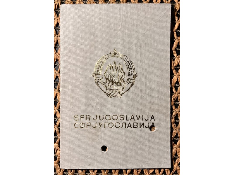 pasos SFRJ Jugoslavija deciji pasos grcke vize